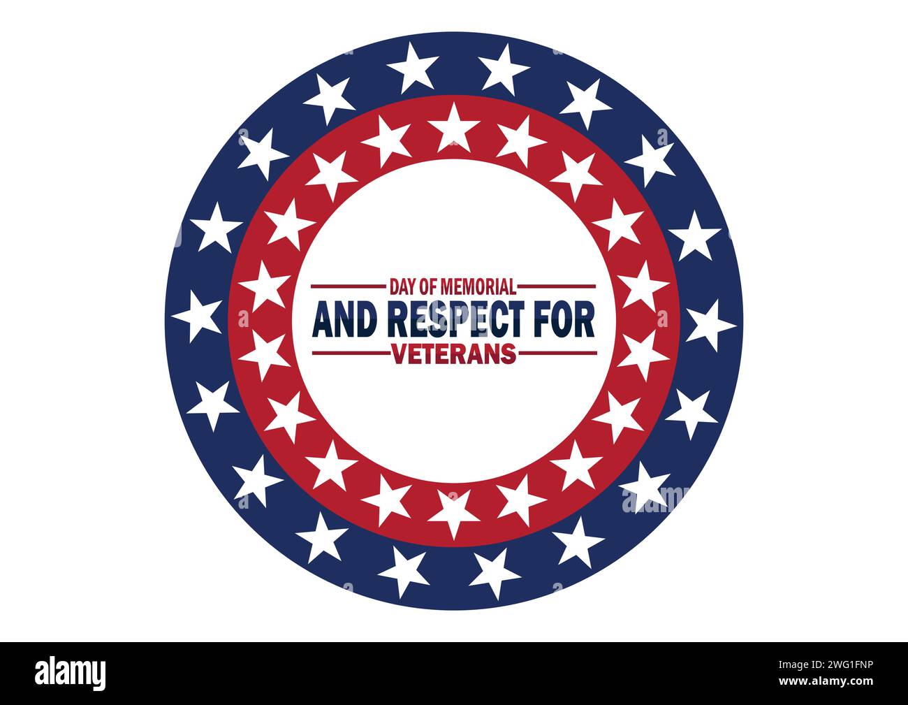 Day of Memorial and Respect For Veterans Vector illustration. Holiday ...