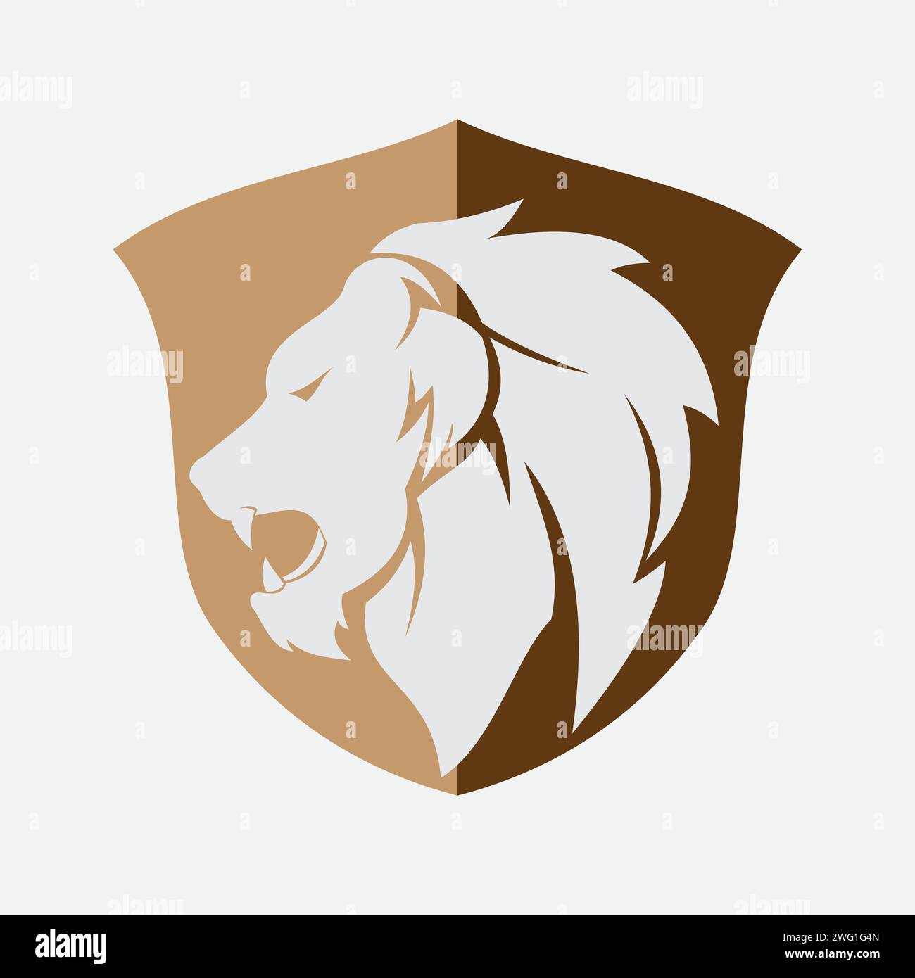 Lion vector logo concept illustration Stock Vector Image & Art - Alamy