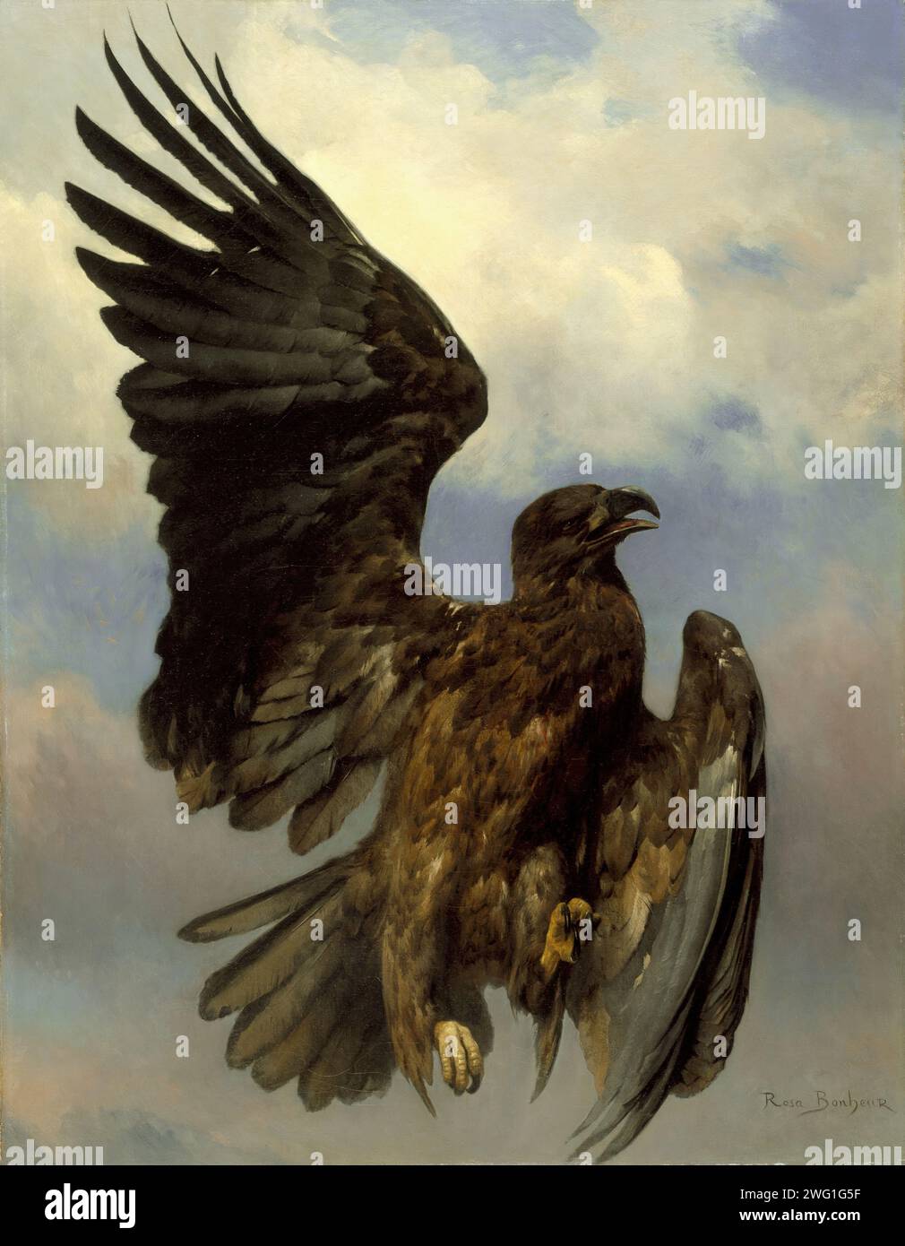 The Wounded Eagle, c1870 Stock Photo - Alamy