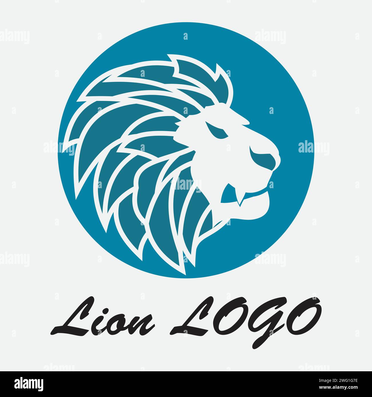 Lion vector logo concept illustration Stock Vector Image & Art - Alamy