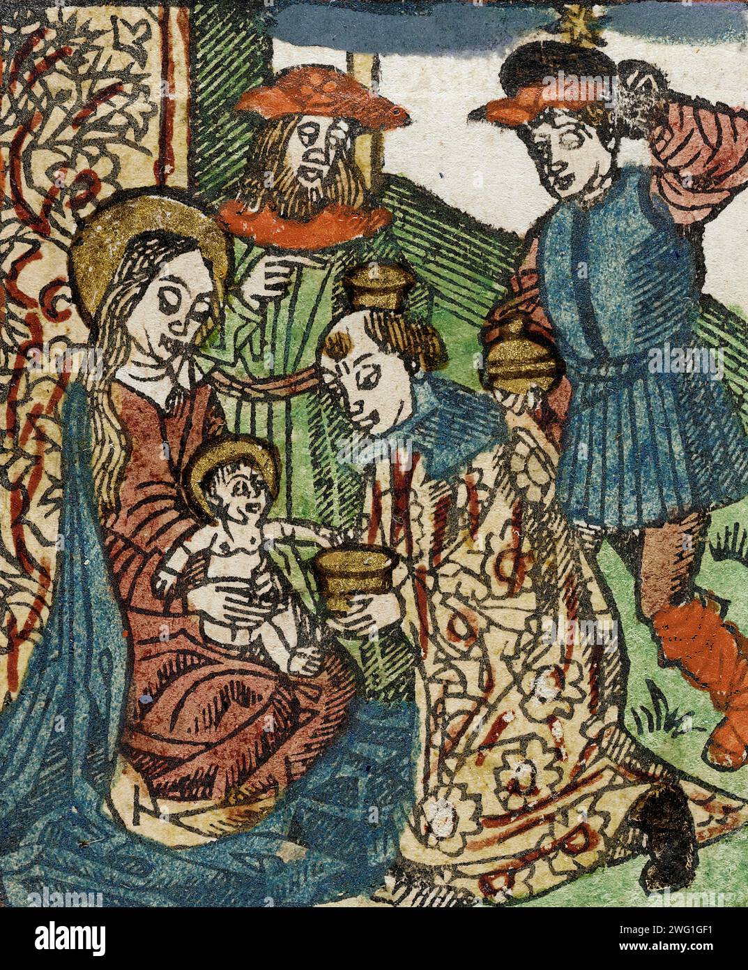 Adoration of the Magi, Late 15th-early 16th century Stock Photo - Alamy