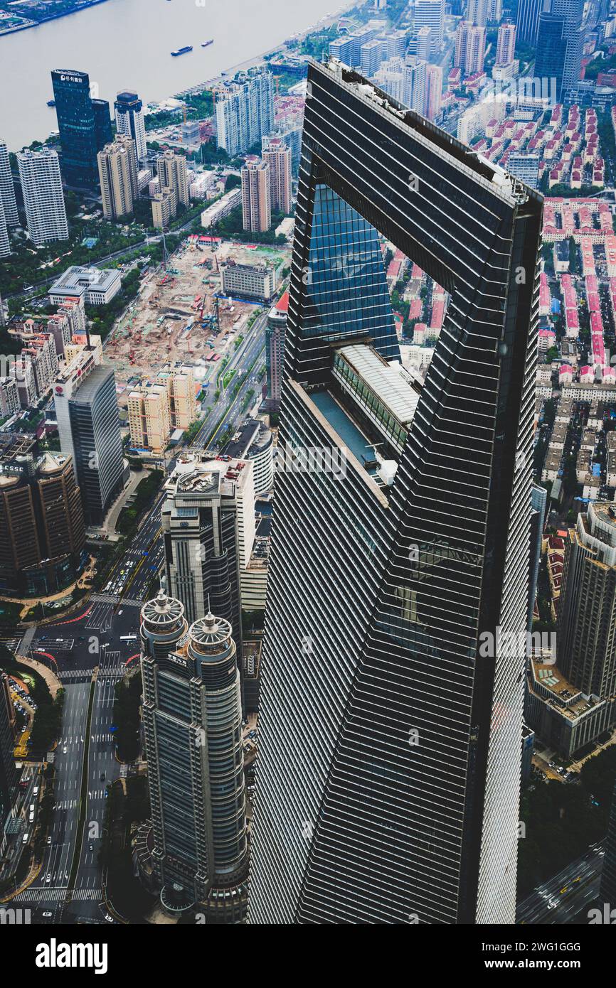 World financial center in fog hi-res stock photography and images - Alamy