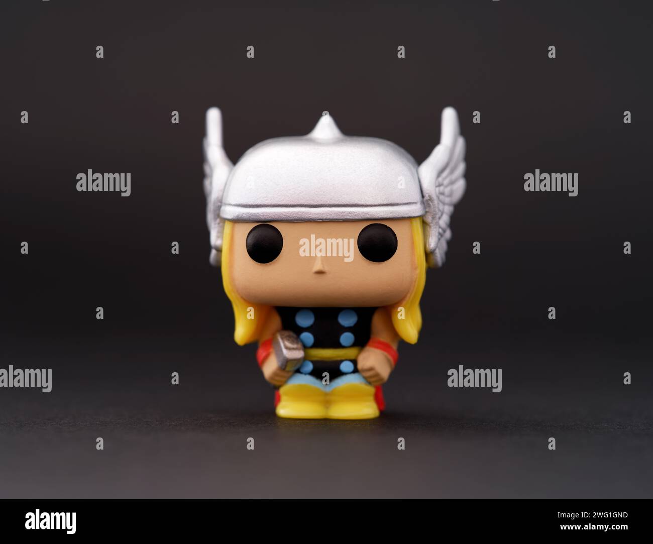 Tambov, Russian Federation - January 07, 2024 A Thor POP Mini Vinyl ...