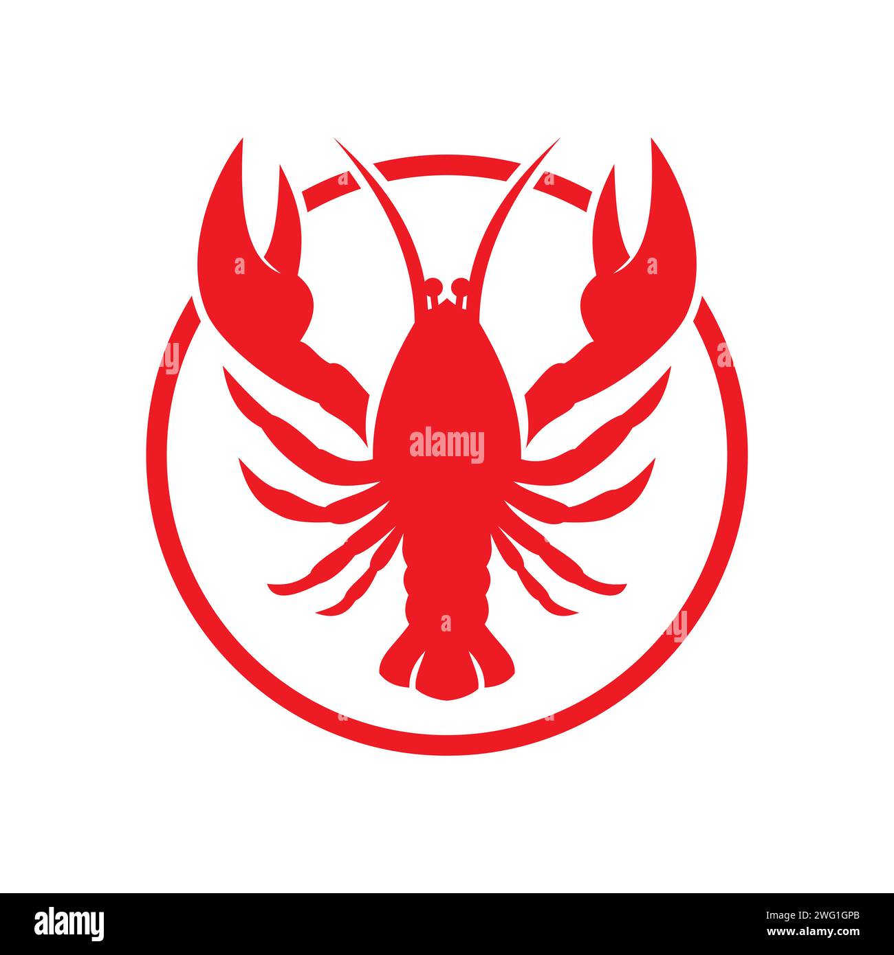 Lobster vector logo concept illustration Stock Vector Image & Art - Alamy