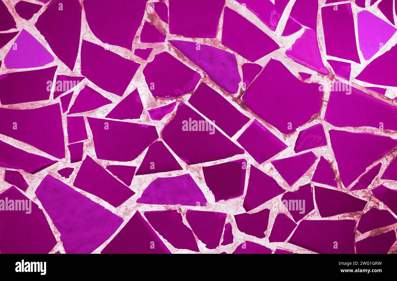 Abstract mosaic grunge magenta background Stock Photo - Alamy