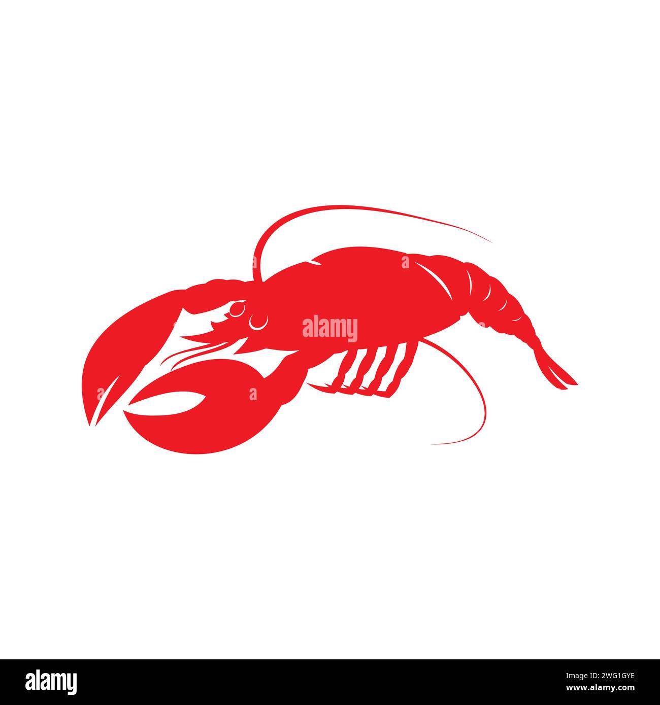 Lobster vector logo concept illustration Stock Vector Image & Art - Alamy