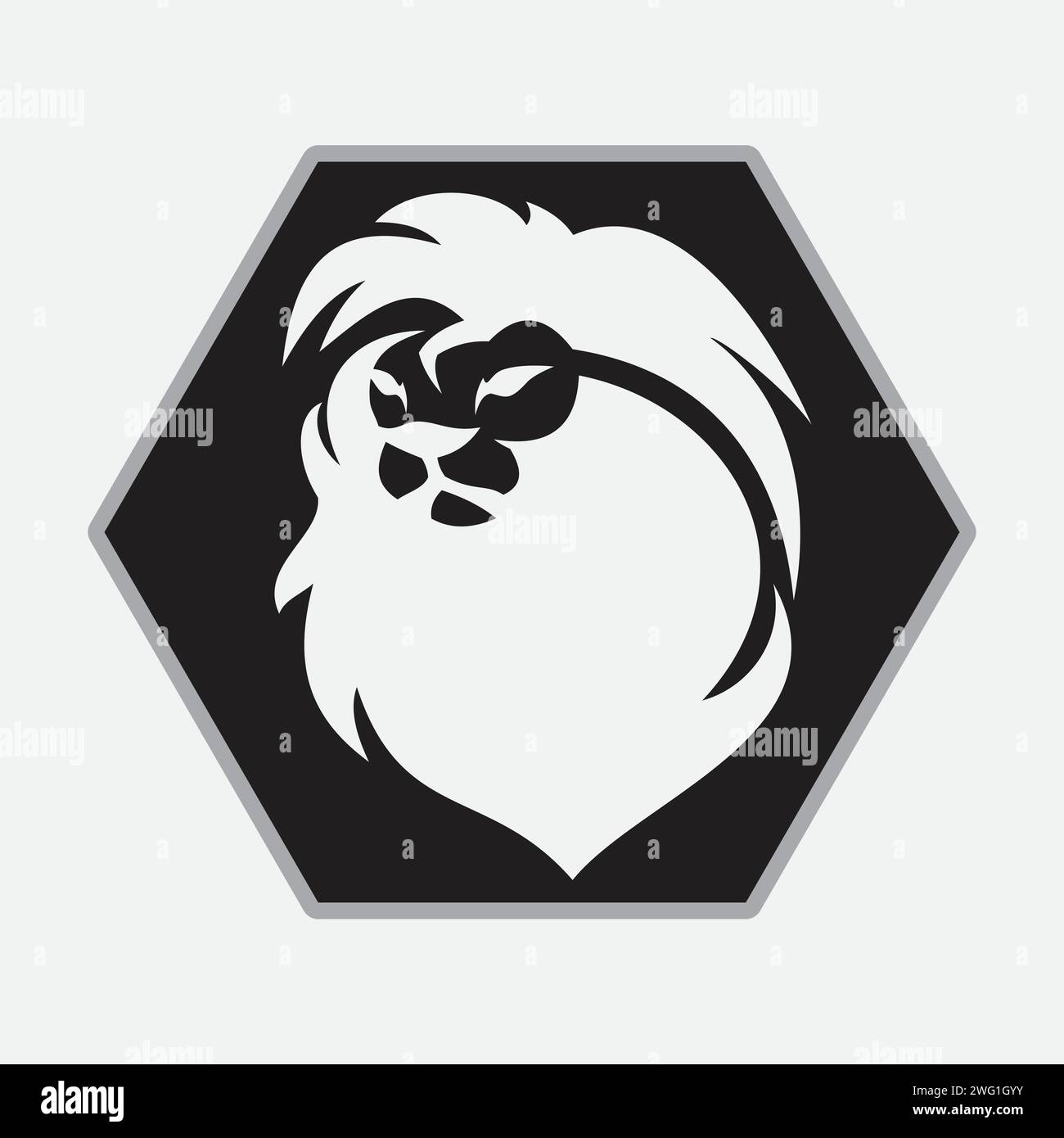 Lion vector logo concept illustration Stock Vector Image & Art - Alamy