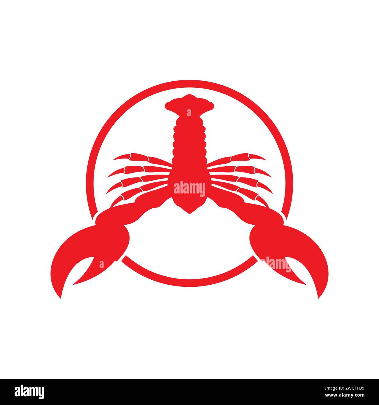 Lobster vector logo concept illustration Stock Vector Image & Art - Alamy