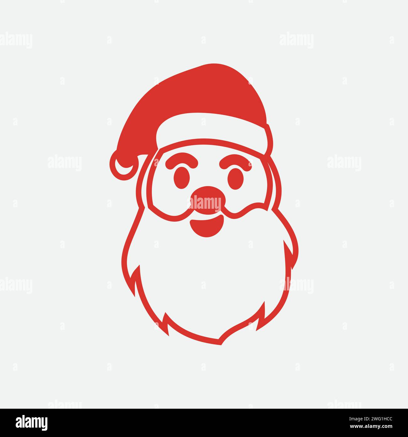 Santa claus logo hi-res stock photography and images - Alamy