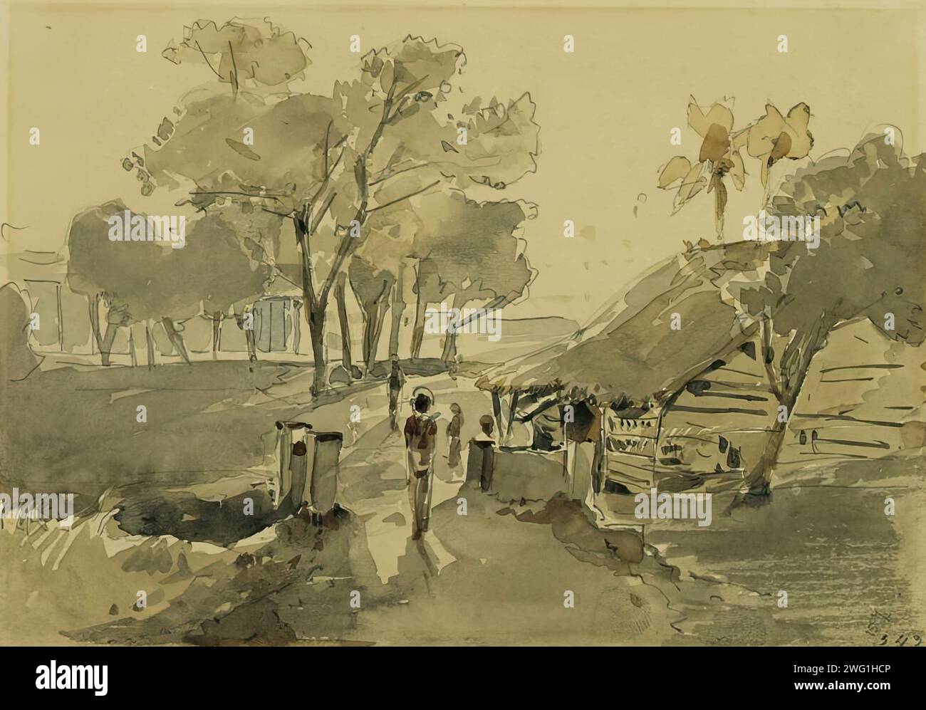 Point de Galle in Ceylon (Sri Lanka), 1858 Stock Photo - Alamy