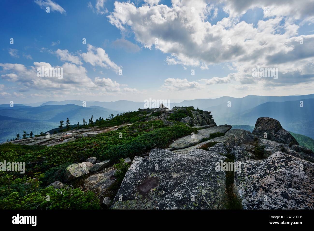 View from Mount Bond, White mountains National Forest, New Hampshire ...