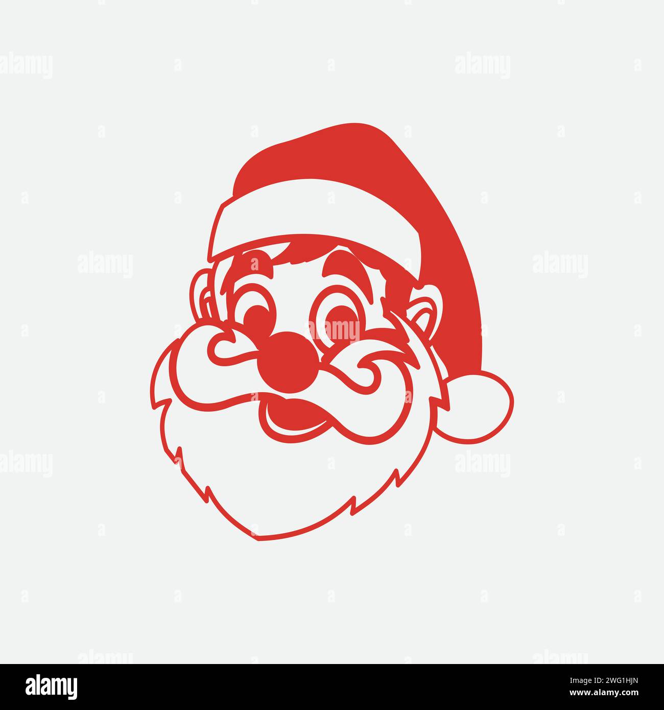 Santa claus logo hi-res stock photography and images - Alamy