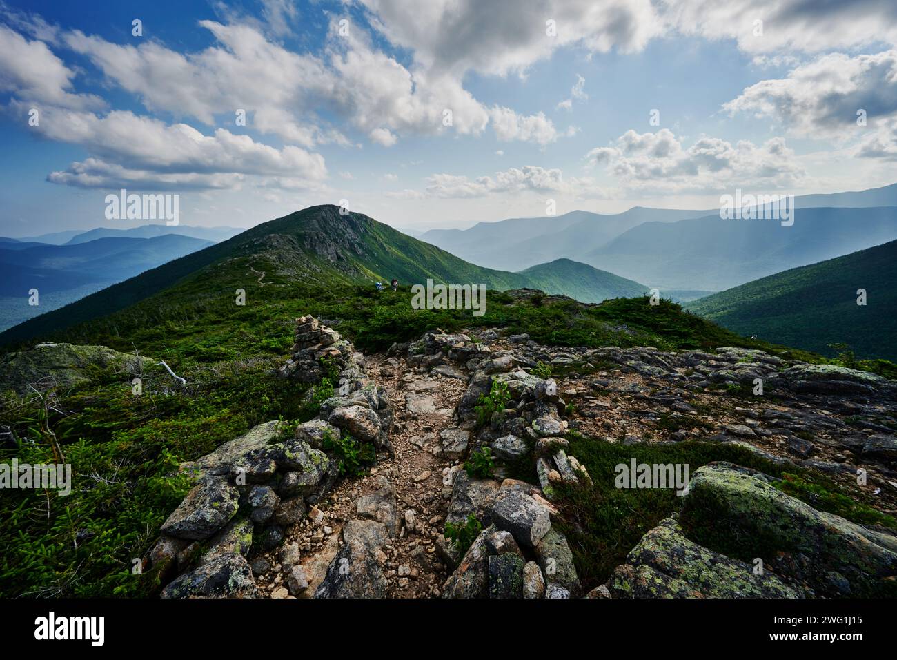 View from Mount Bond, White mountains National Forest, New Hampshire ...