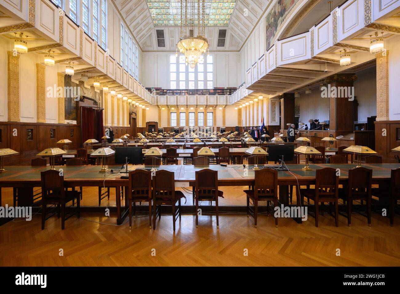 Interior of the Croatian National Archives pictured on 02. February ...