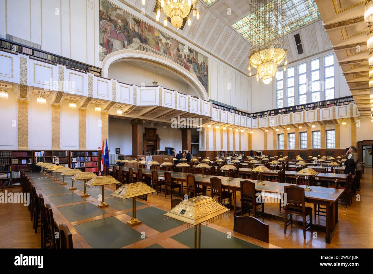 Interior of the Croatian National Archives pictured on 02. February ...