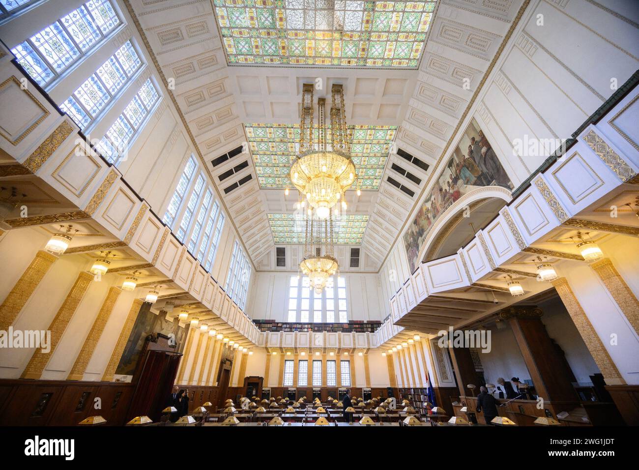 Interior of the Croatian National Archives pictured on 02. February ...