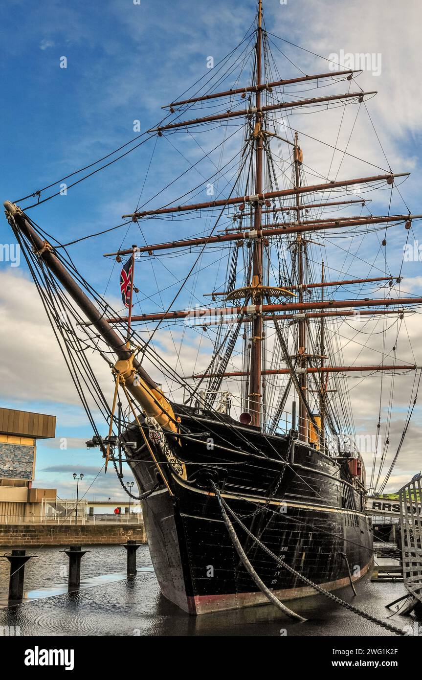 Famous Ship, Discovery, Moored at Dundee, Scotland Stock Photo - Alamy