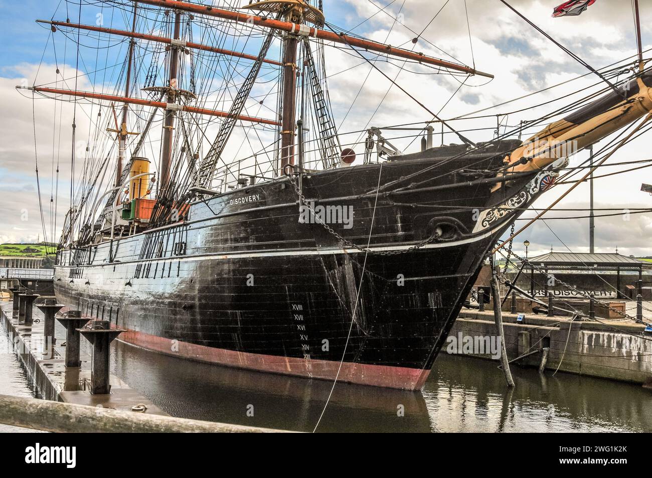 Famous Ship, Discovery, Moored at Dundee, Scotland Stock Photo - Alamy