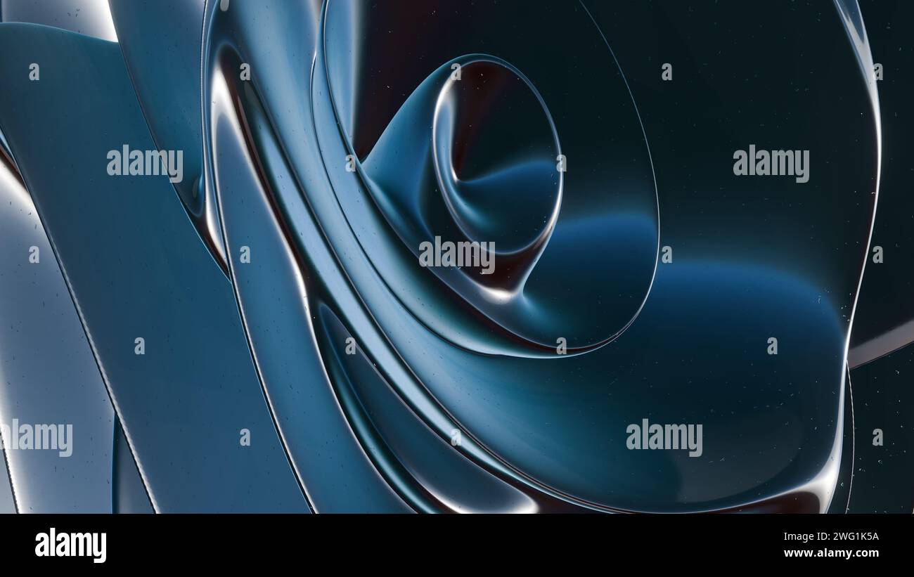 Waves Of Dynamic Waveforms With 3d Effects Creating A Visually