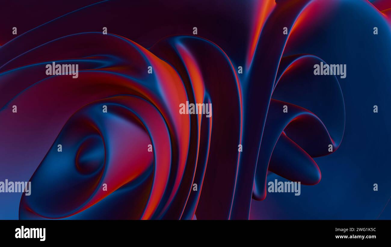 Waves Of Dynamic Waveforms With 3d Effects Creating A Visually