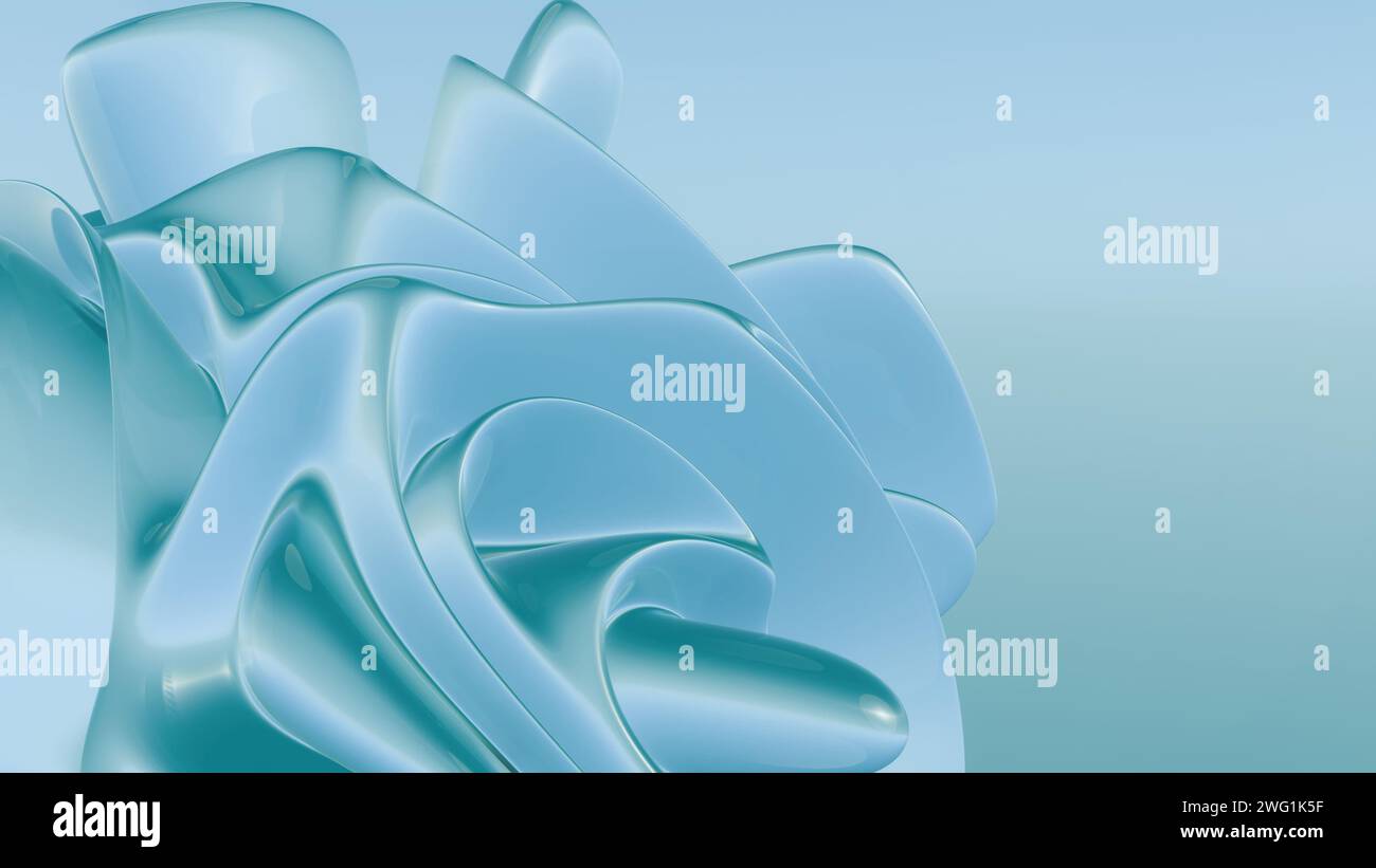 Waves Of Dynamic Waveforms With 3d Effects Creating A Visually