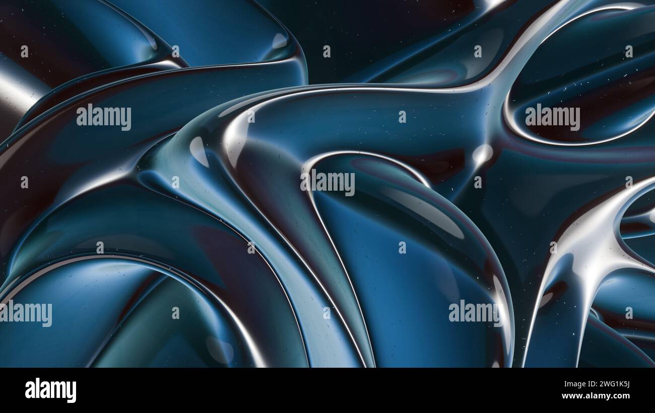 Waves Of Dynamic Waveforms With 3d Effects Creating A Visually