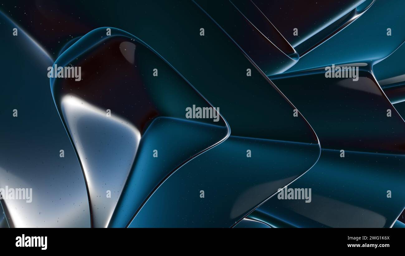 Waves Of Dynamic Waveforms With 3d Effects Creating A Visually