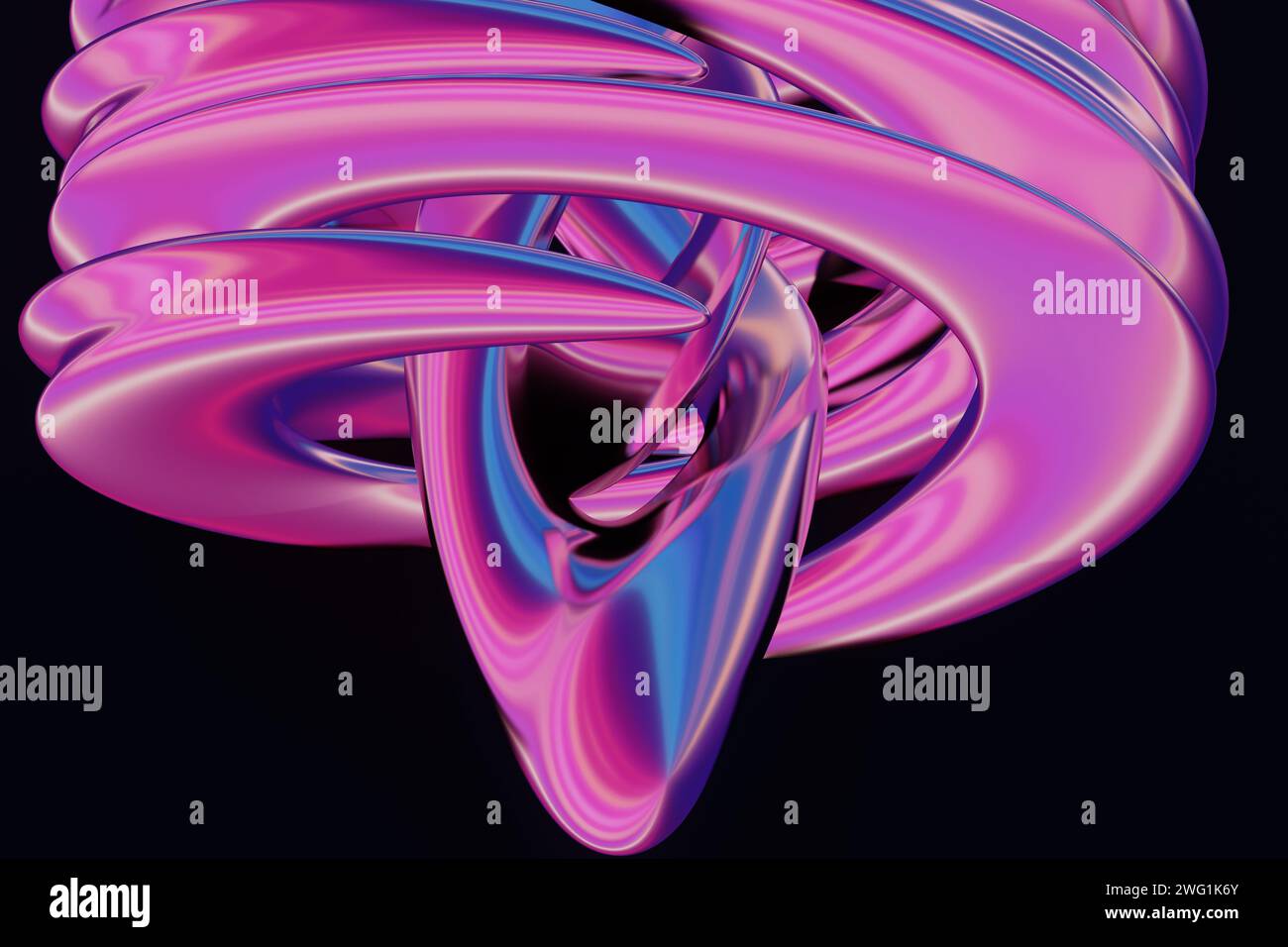 An abstract swirl object, artistically twisting, creating a mesmerizing ...