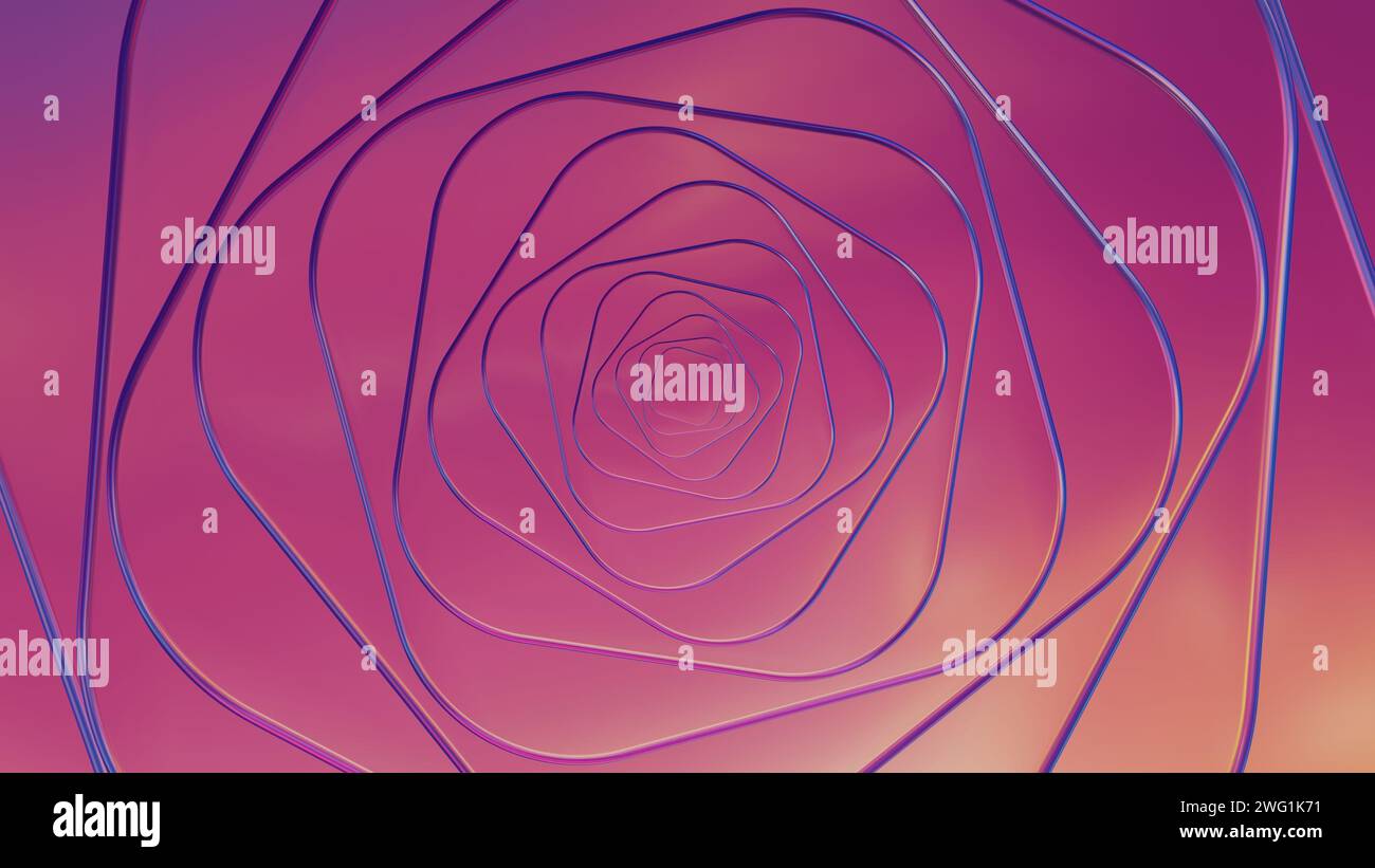 A 3D rotation background with astonishing colors, creating a ...