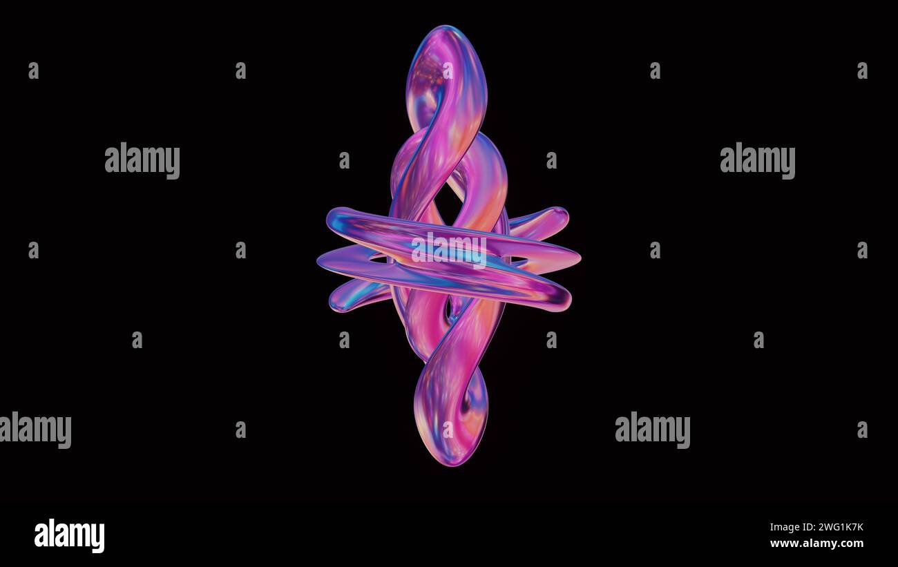 An Abstract Swirl Object Artistically Twisting Creating A Mesmerizing Fluid Visual Stock