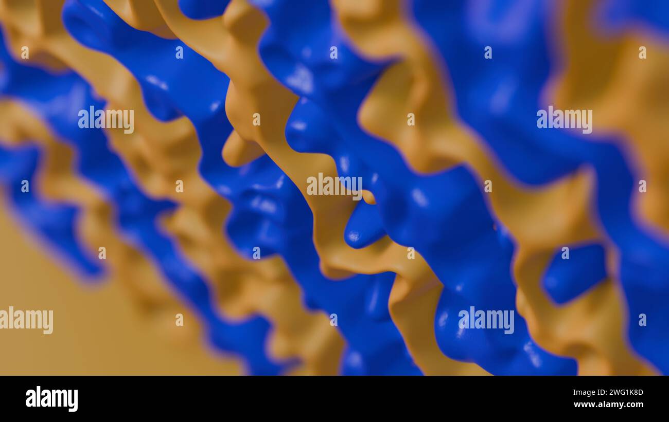 Waves Of Dynamic Waveforms With 3d Effects Creating A Visually