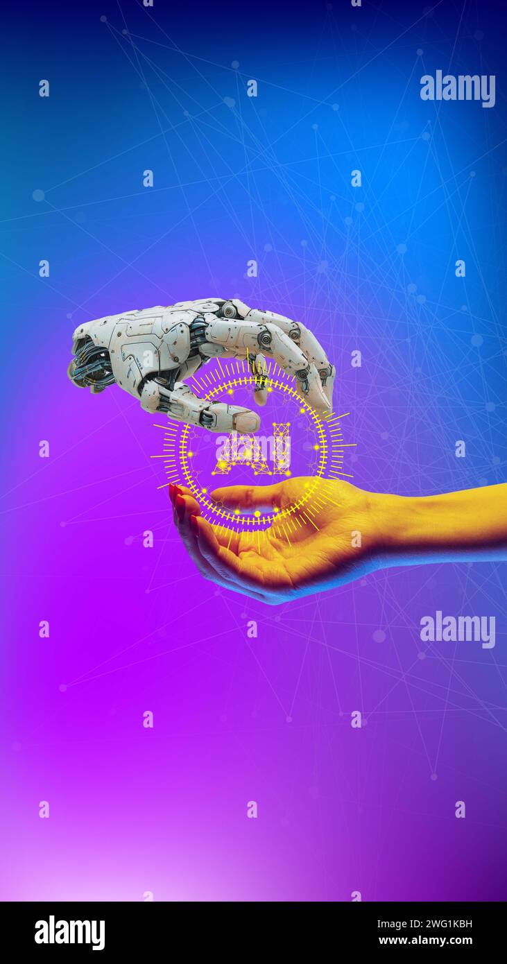 Human-robot cooperation. Promotion for masterclass in AI and machine ...