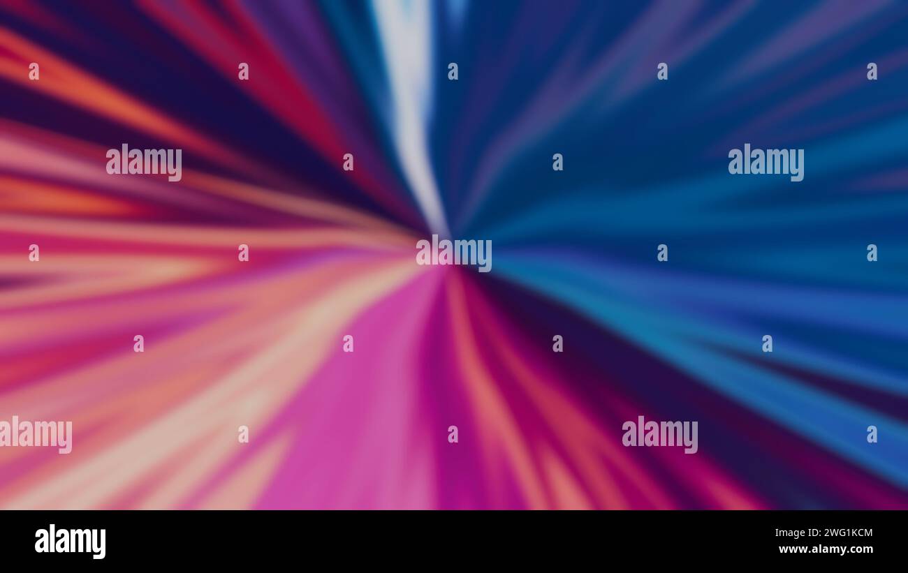 Electric waves of color ripple across the canvas in an abstract ...