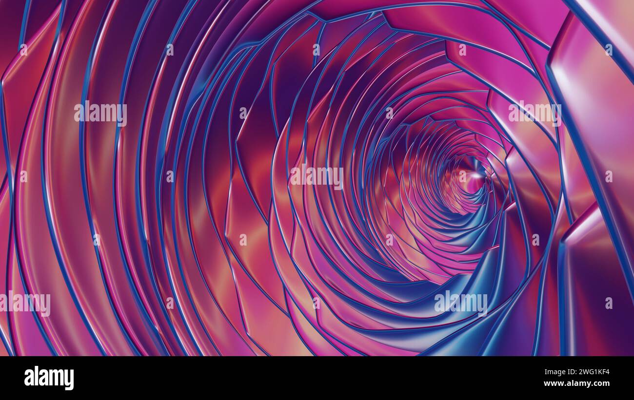 A 3D rotation background with astonishing colors, creating a mesmerizing and dynamic visual ...