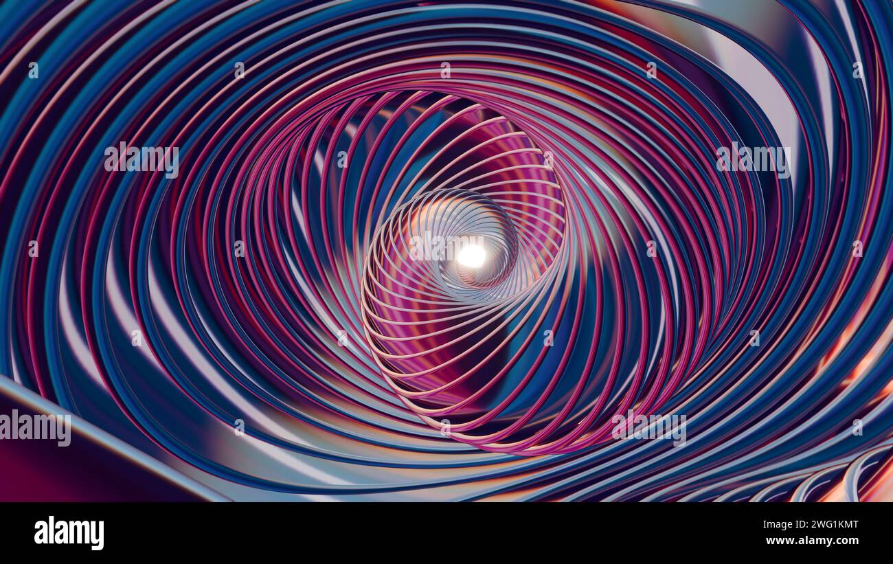 3D holographic swirl background with various colors and an intriguing loop animation, offering a ...