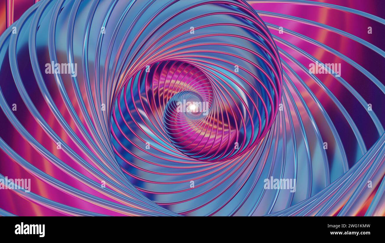 3D holographic swirl background with various colors and an intriguing ...