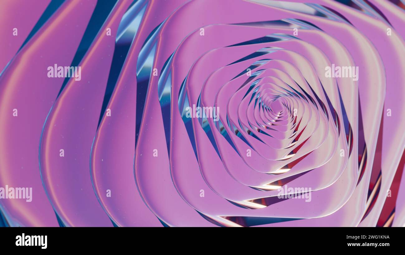 3D holographic swirl background with various colors and an intriguing ...