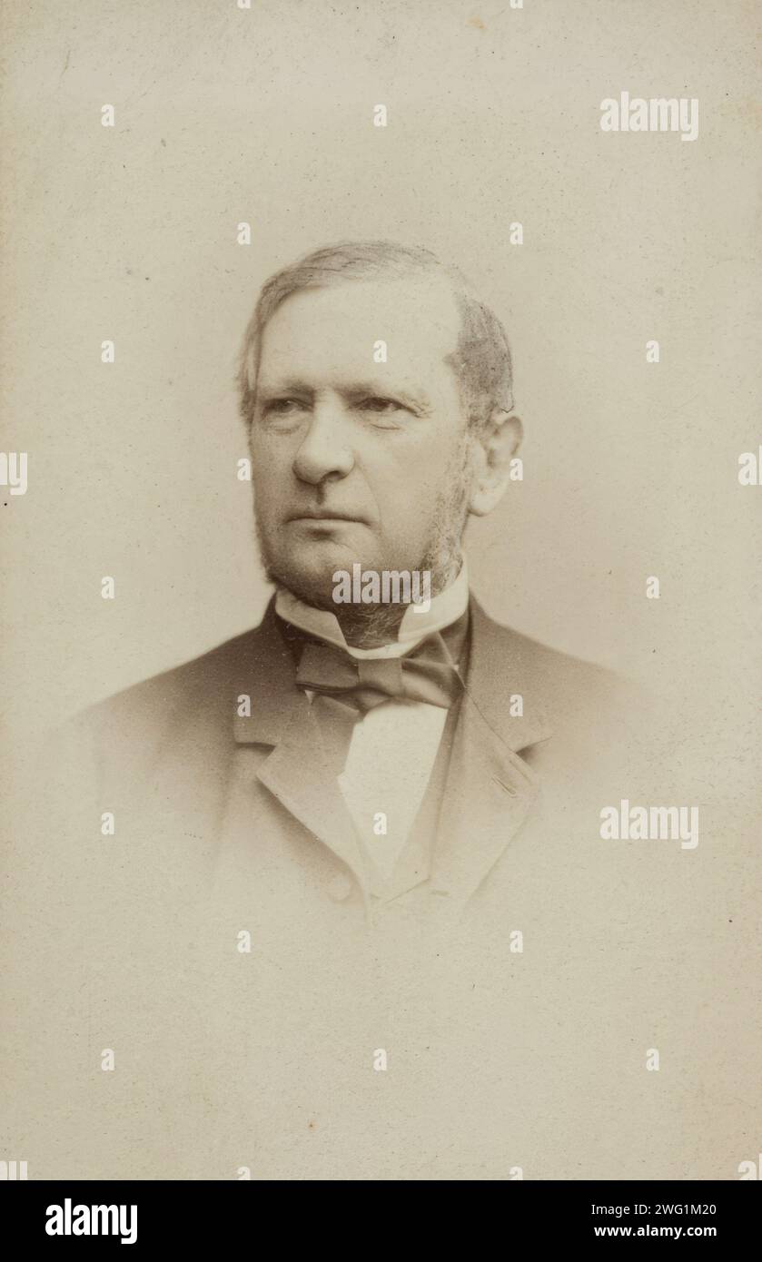 Portrait of husband, stockbroker Jacob Dahl married to Ida Dahl, 1890 ...