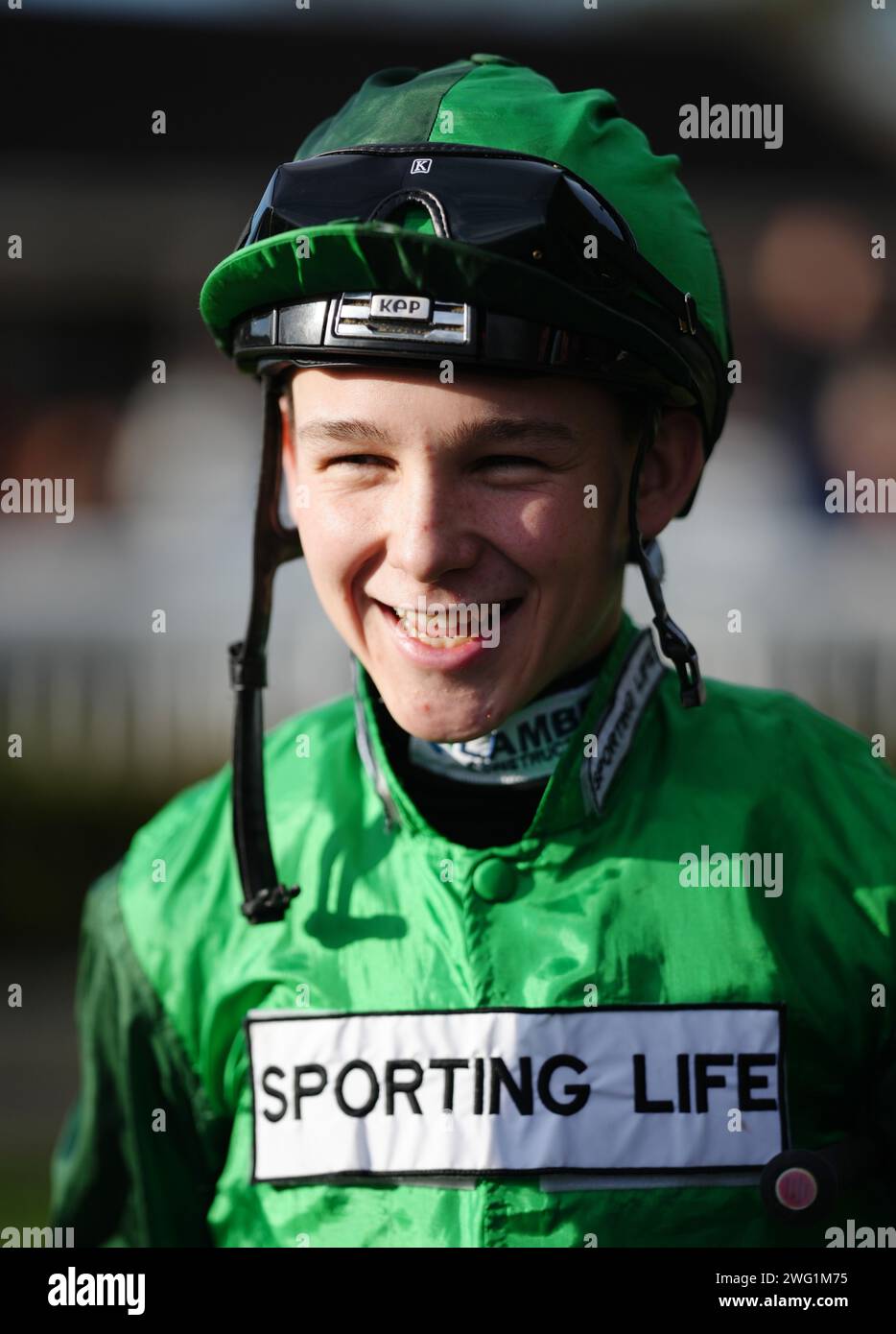 Jockey Billy Loughnane at Lingfield Park Racecourse, Surrey. Picture ...