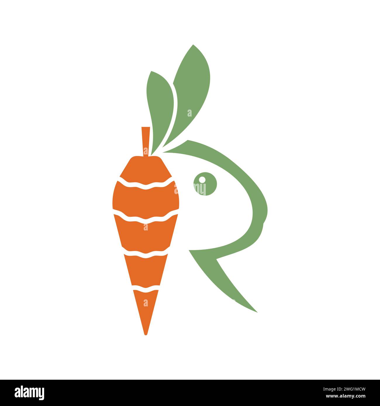 Rabbit vector logo concept illustration Stock Vector Image & Art - Alamy