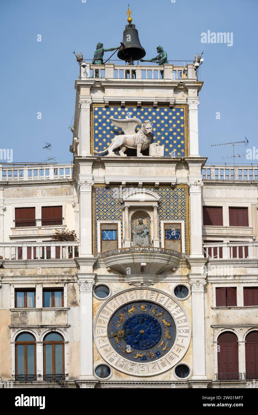 Venice clock tower torre hi-res stock photography and images - Alamy