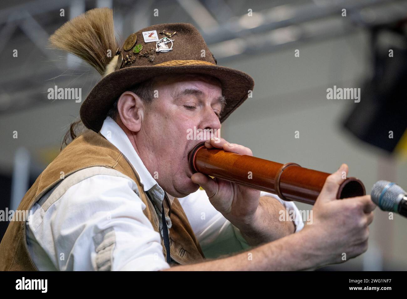 Dortmund, Germany. 02nd Feb, 2024. Participant Immo Ortlepp with his ...