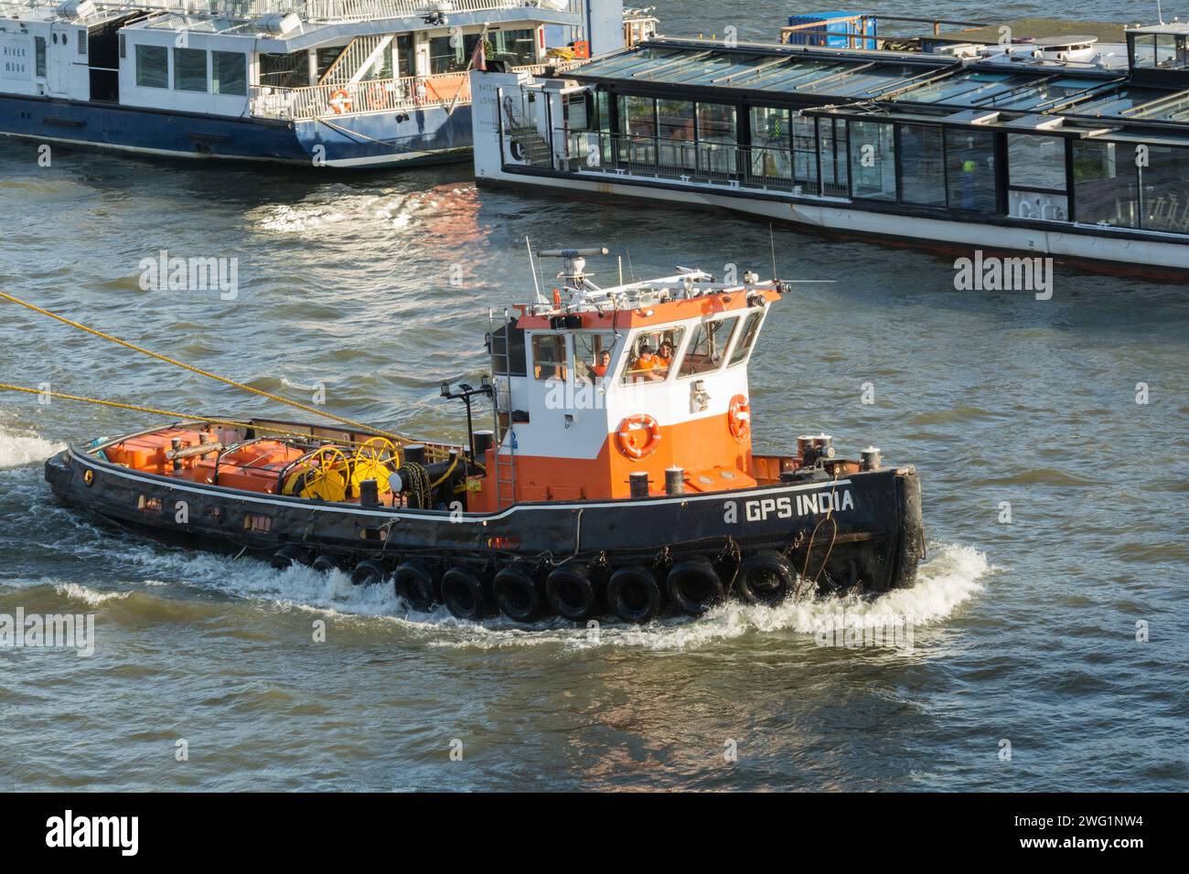 Gps tugboat india hi-res stock photography and images - Alamy