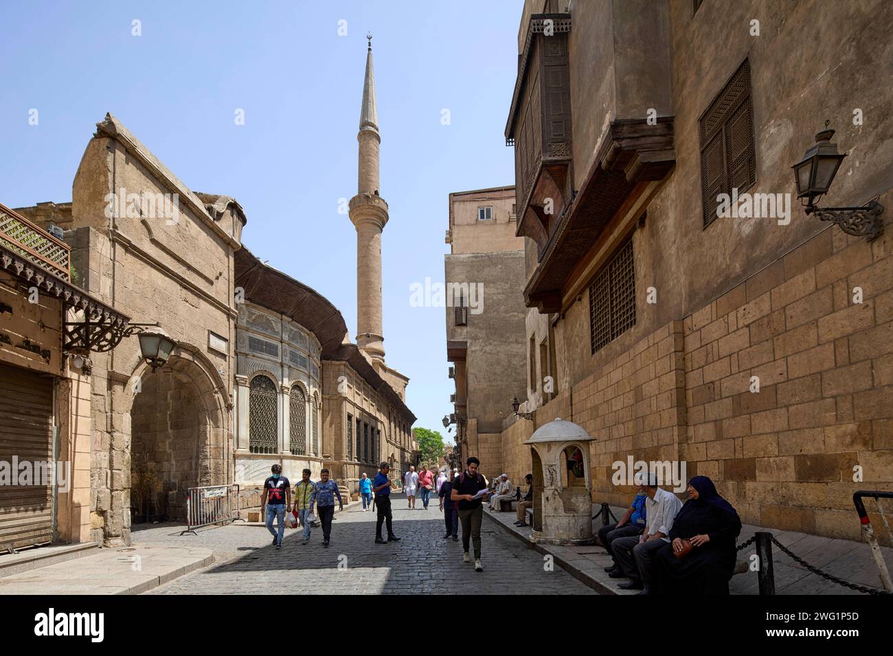 Mosque Sabil of Sulayman Agha Al Siladhar Muizz Street in Cairo, Egypt ...