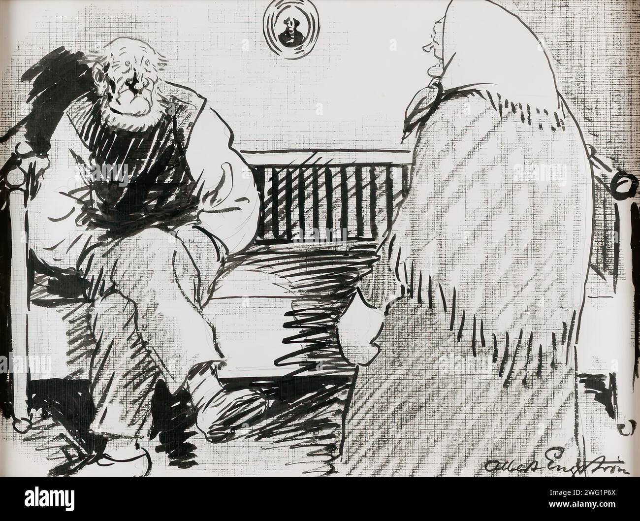 Two peasants sitting hi-res stock photography and images - Alamy