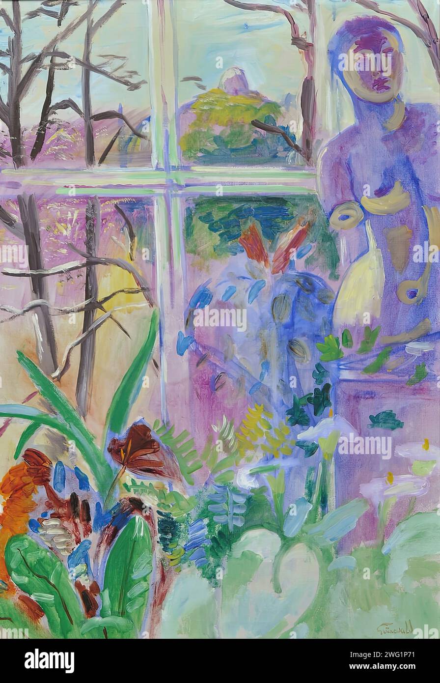 Venus in the flower window, 1939 Stock Photo - Alamy