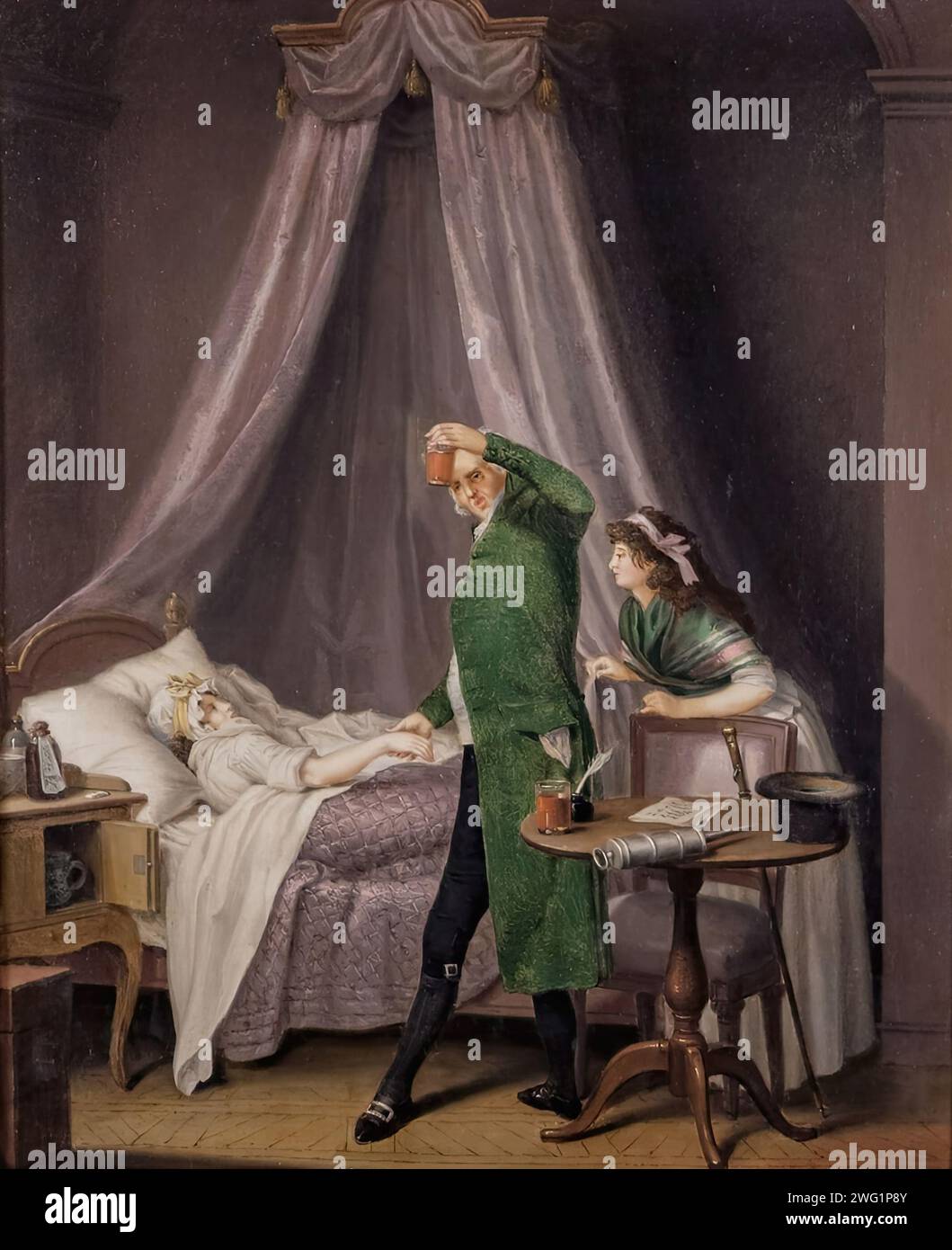 Doctor visit 18th century hi-res stock photography and images - Alamy