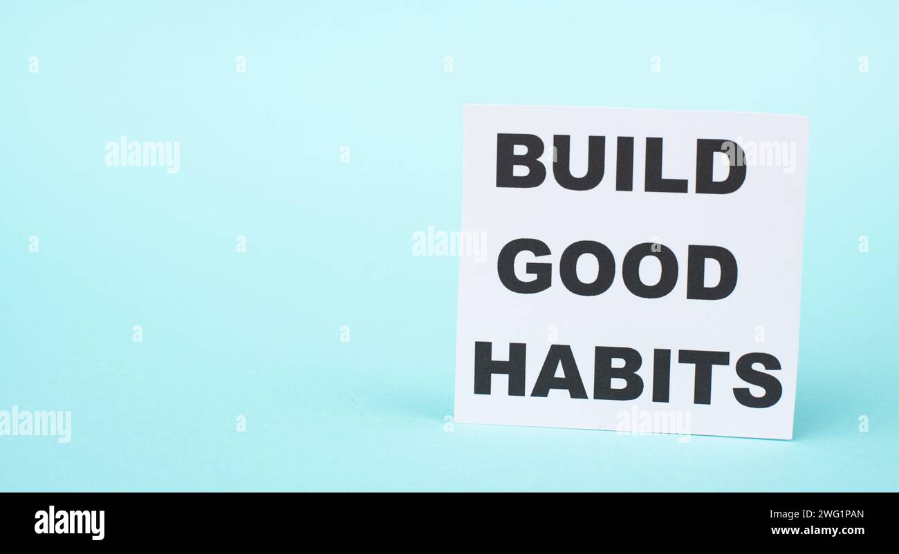 Build good habits, change lifestyle, healthy and positive attitude ...