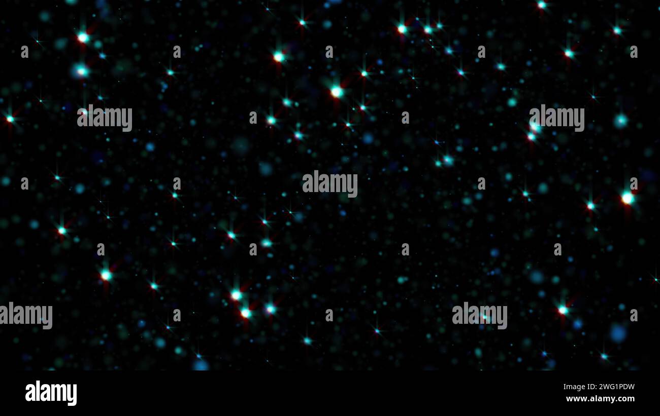 Abstract blue particles. Computer generated 3d render Stock Photo - Alamy