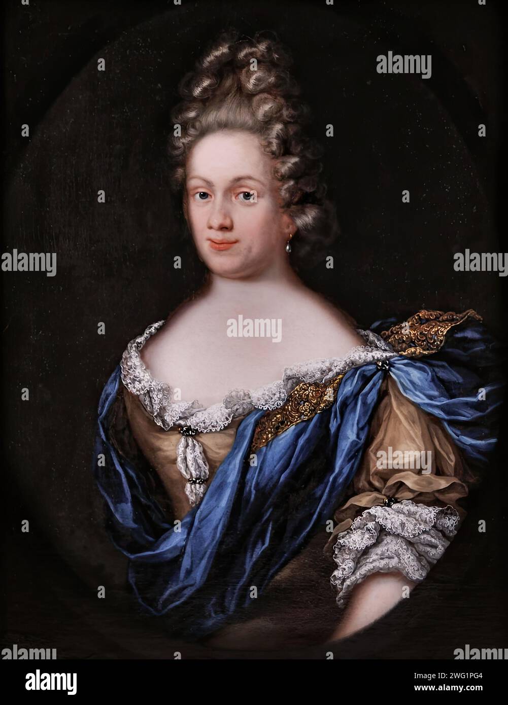 Countess Eva Bielke, (c1700s). Portrait of Countess Eva Bielke (1677 ...